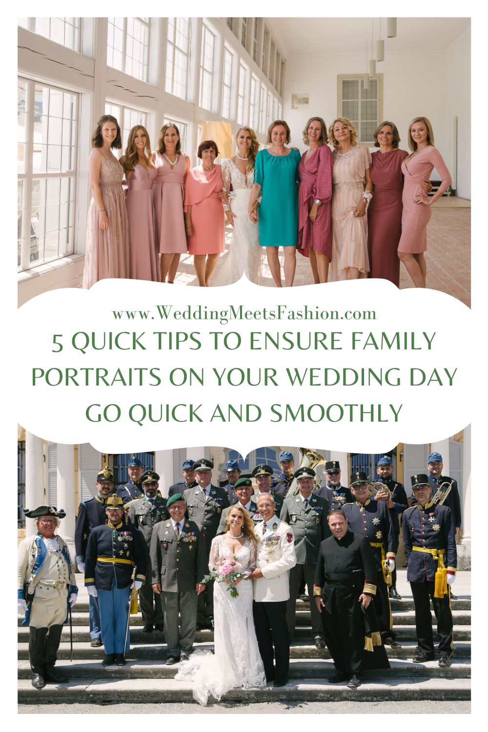 5 Tips To Ensure Family Portraits On Your Wedding Day Go Smooth